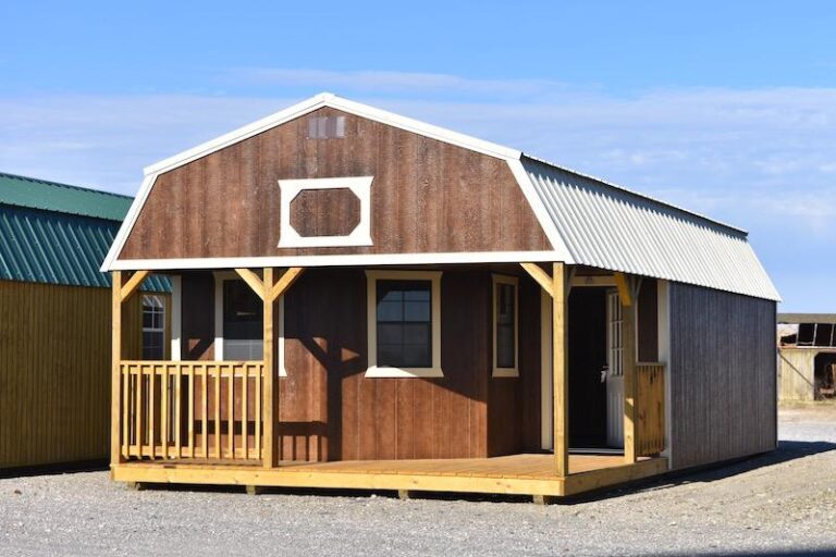 Urethane Deluxe Lofted Barn Cabin - Texas Best Buildings
